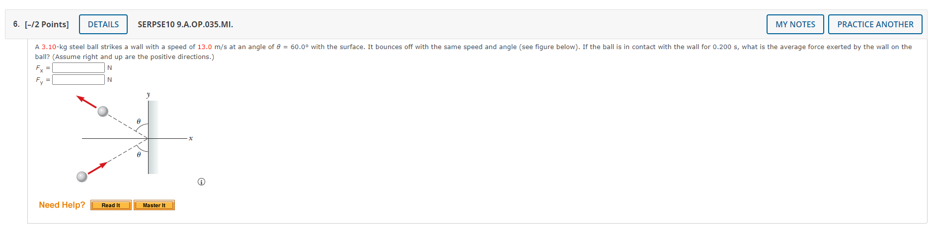 Solved 6. [-/2 points) DETAILS SERPSE 10 9.A.OP.035.MI. MY | Chegg.com Solved 6. [-/2 points) DETAILS SERPSE 10 9.A.OP.035.MI. MY | Chegg.com