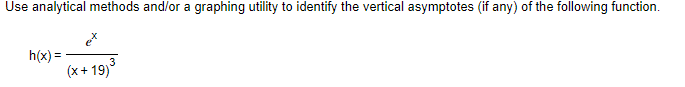 Solved Use analytical methods and/or a graphing utility to | Chegg.com