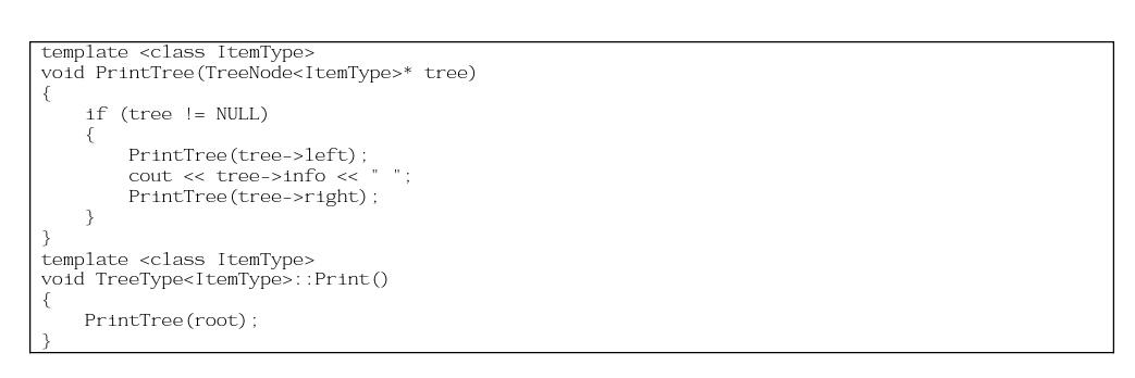Design and implement the Binary Search Tree ADT. | Chegg.com Design and implement the Binary Search Tree ADT. | Chegg.com