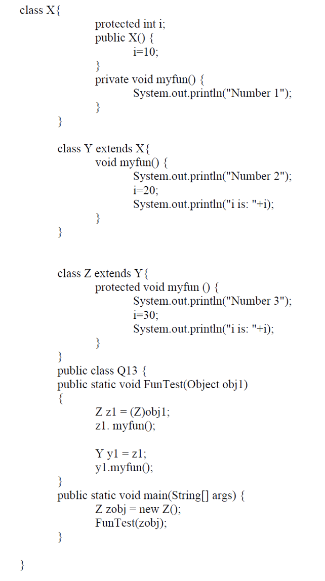Solved PLZ help with the following: IN JAVA Given the | Chegg.com
