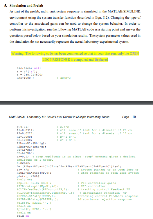 5. Simulation and Prelab As part of the prelab, multi | Chegg.com