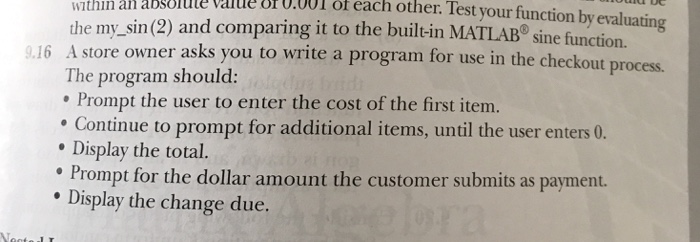 Solved A store owner asks you to write a program for use in | Chegg.com