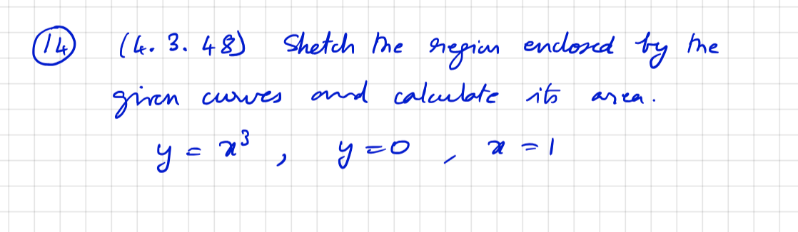 Solved (14) (4.3.48) ﻿Sketch the region endored by thegiven | Chegg.com