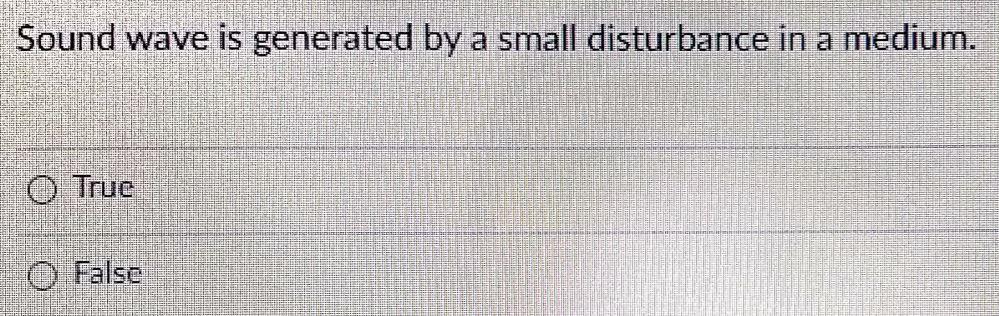 Solved Sound wave is generated by a small disturbance in a | Chegg.com