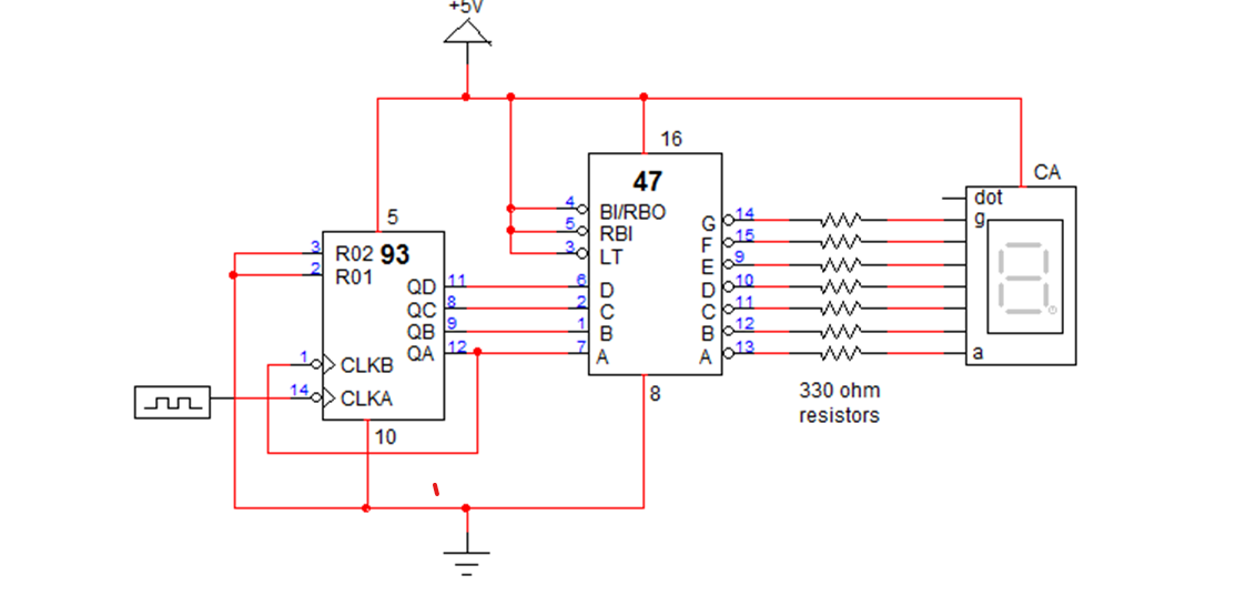 Solved Figure 5. BCD Counter Circuit | Chegg.com