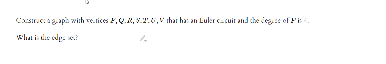 Solved Construct A Graph With Vertices Pqrstuv That 