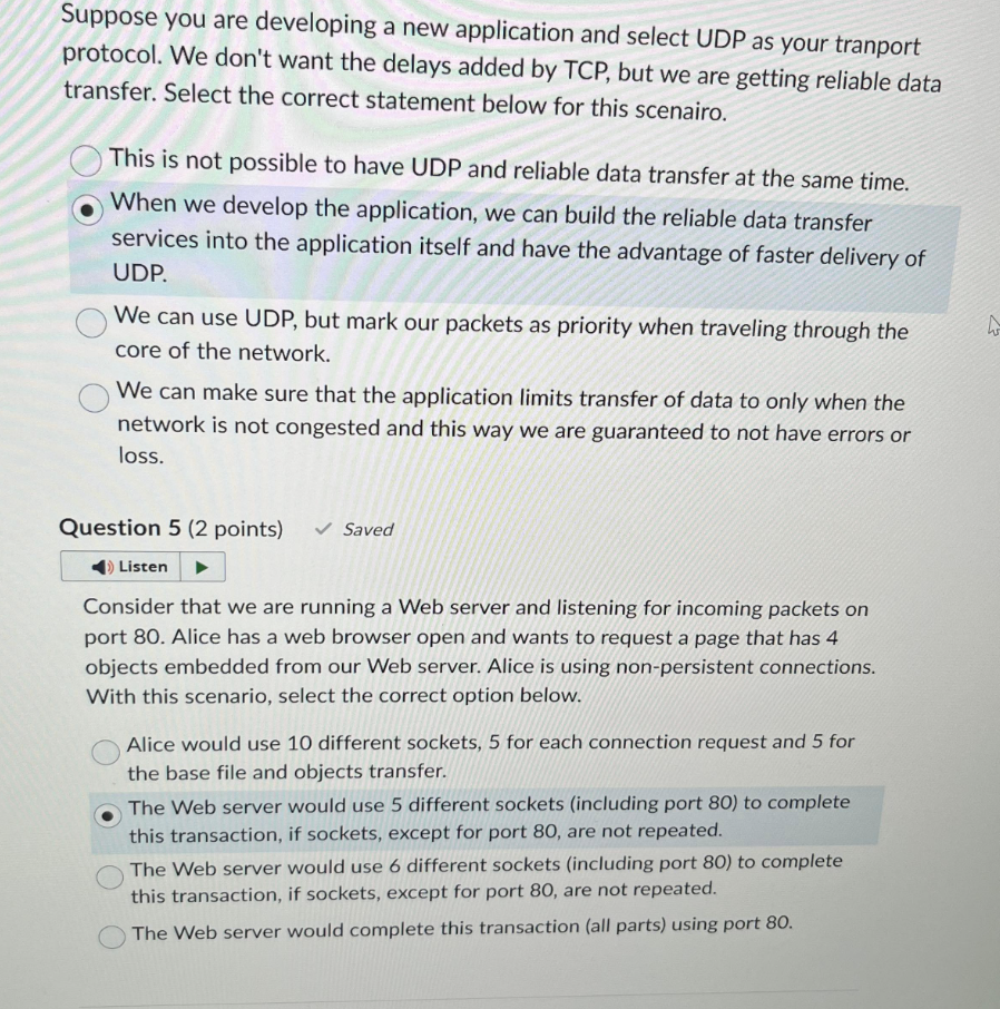 Solved Suppose you are developing a new application and | Chegg.com
