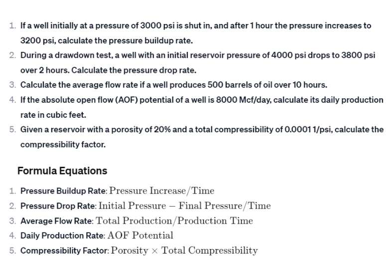 Solved If a well initially at a pressure of 3000ψ ﻿is shut | Chegg.com