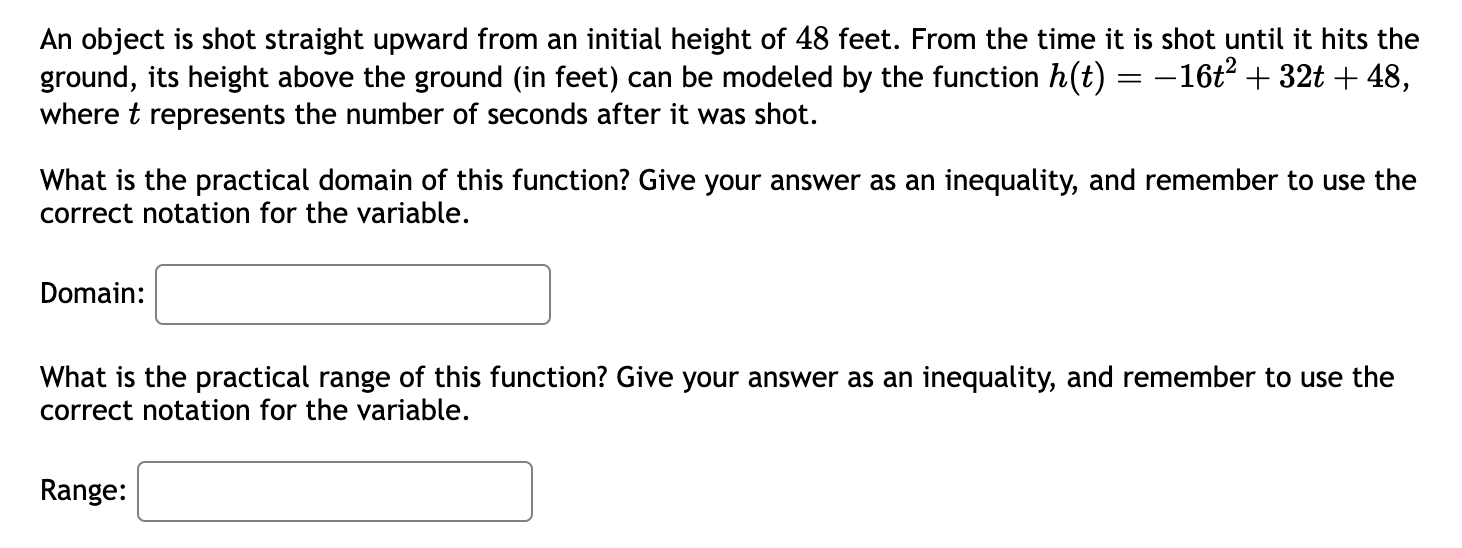 An object is shot straight upward from an initial | Chegg.com