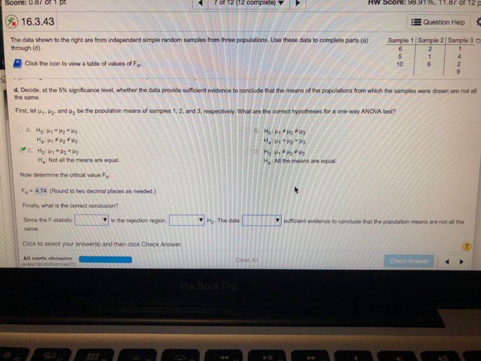 Solved The work that I did is correct I just need part D, if | Chegg.com