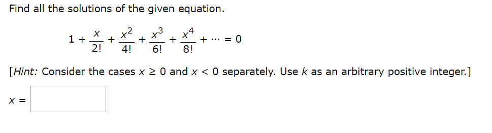 Solved Find all the solutions of the given | Chegg.com