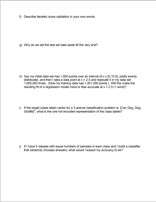 Solved 1. Short Answer Questions ( 5 pts each - max. 2 | Chegg.com