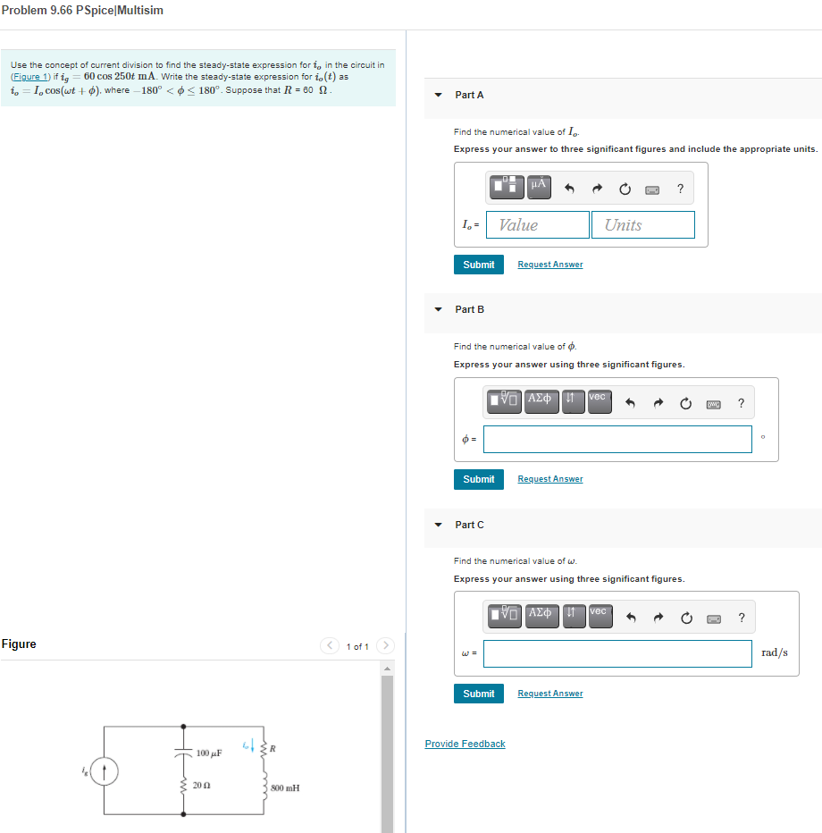 Solved Problem 9.66 PSpice|Multisim Use the concept of | Chegg.com