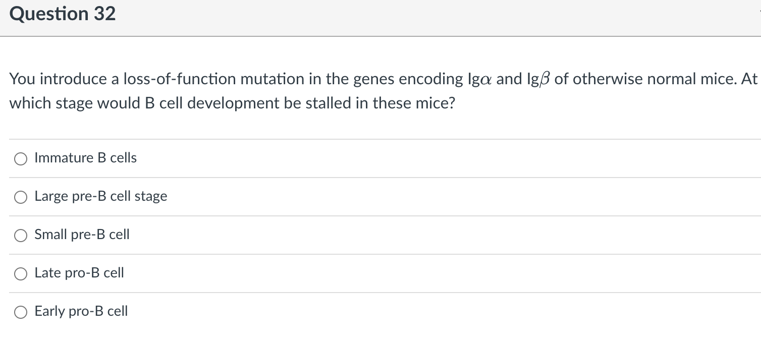 Solved You introduce a loss-of-function mutation in the | Chegg.com