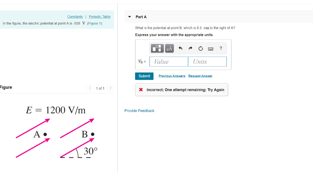 Solved Constants Periodic Table Part A In the figure, the | Chegg.com