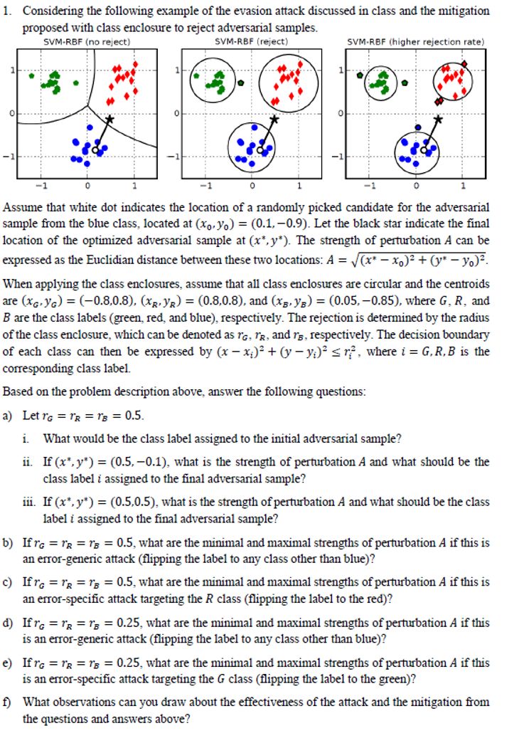 Solved Considering the following example of the evasion | Chegg.com