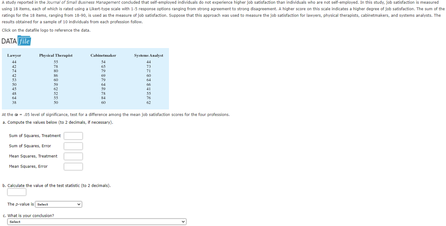 Solved Click on the datafile logo to reference the data. | Chegg.com