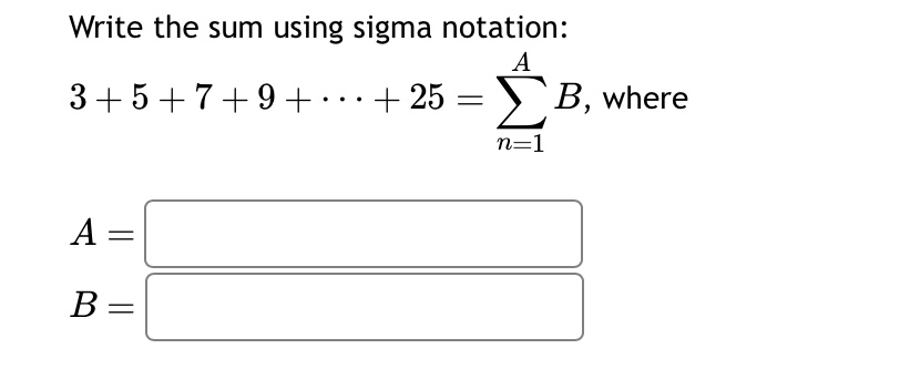 Solved Write The Sum Using Sigma Notation 8844