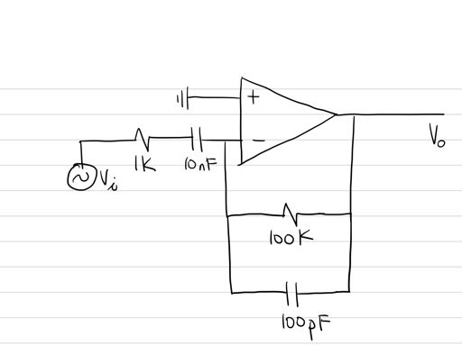 Solved How can I drive Vo(t)=... Vin(t) ? from this | Chegg.com