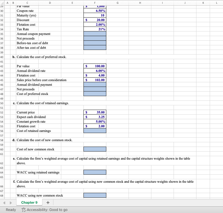 Solved Ready if Accessibility: Good to go | Chegg.com