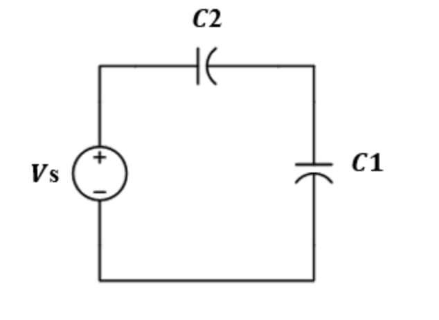 Solved Given: C1= 26μF, C2= 135μF, Vs= 170V, calculate the | Chegg.com