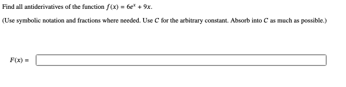 Solved Find all antiderivatives of the function | Chegg.com