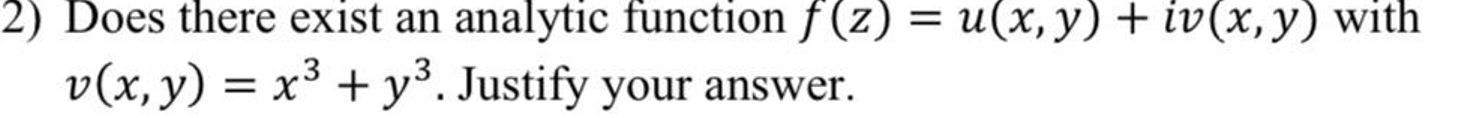 Solved Does there exist an analytic function | Chegg.com