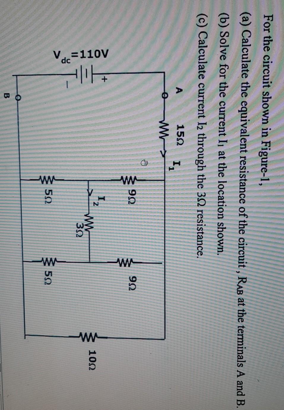 Solved For the circuit shown in Figure-1, (a) Calculate the | Chegg.com
