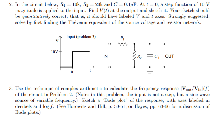 Solved 2. In the circuit below, R1 = 10k, R2 : magnitude is | Chegg.com