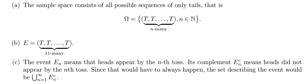 Solved 7. A coin is tossed continually until heads appears, | Chegg.com