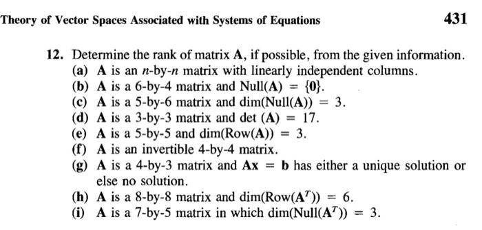 Solved Theory of Vector Spaces Associated with Systems of | Chegg.com