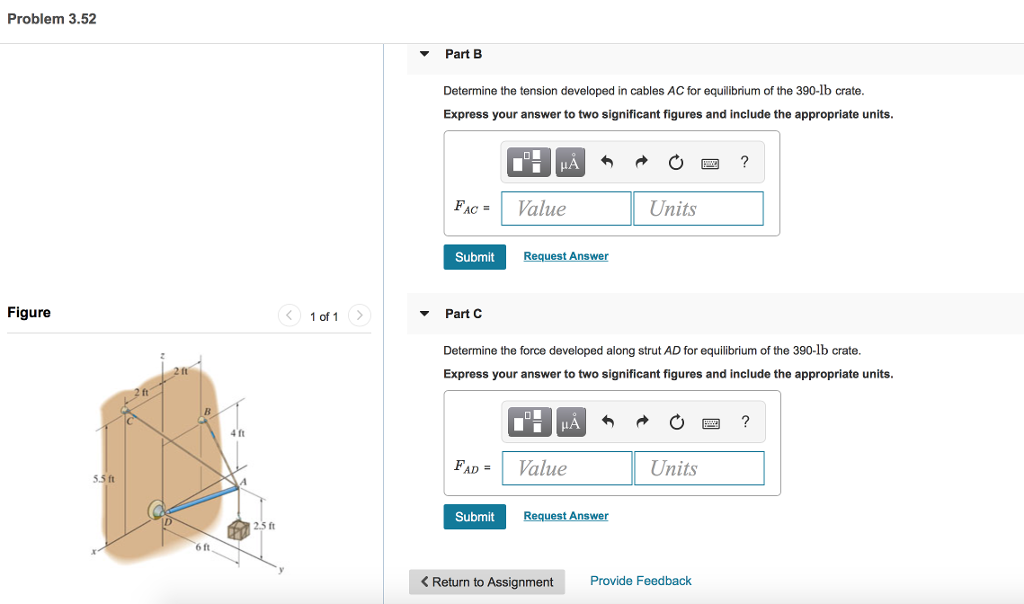 Solved Problem 3.52 Part A Determine the tension developed | Chegg.com