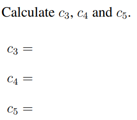 Solved Consider the sequence {Co, C1, C2, ...} defined by Co | Chegg.com