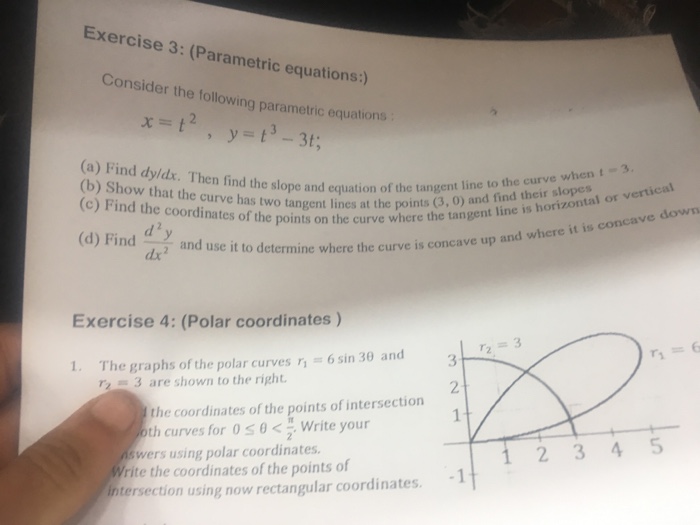 Solved Consider the following parametric equation: x = t^2, | Chegg.com
