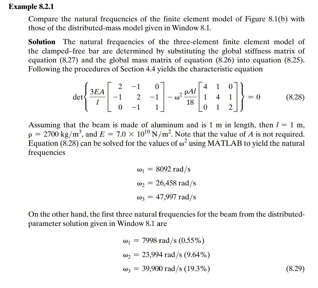 8.10. Consider Example 8.2.2. Repeat this example | Chegg.com