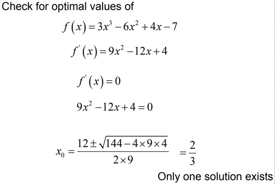 Solved Check for optimal values of | Chegg.com