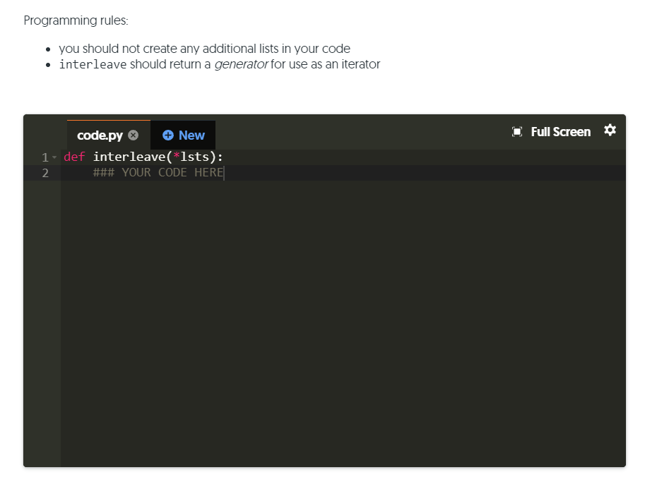 Solved for x in interleave([1, 2, 3], [10, 20, 30], [100, | Chegg.com