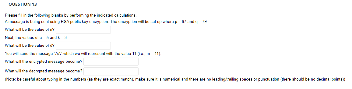 Solved Please fill in the following blanks by performing the | Chegg.com