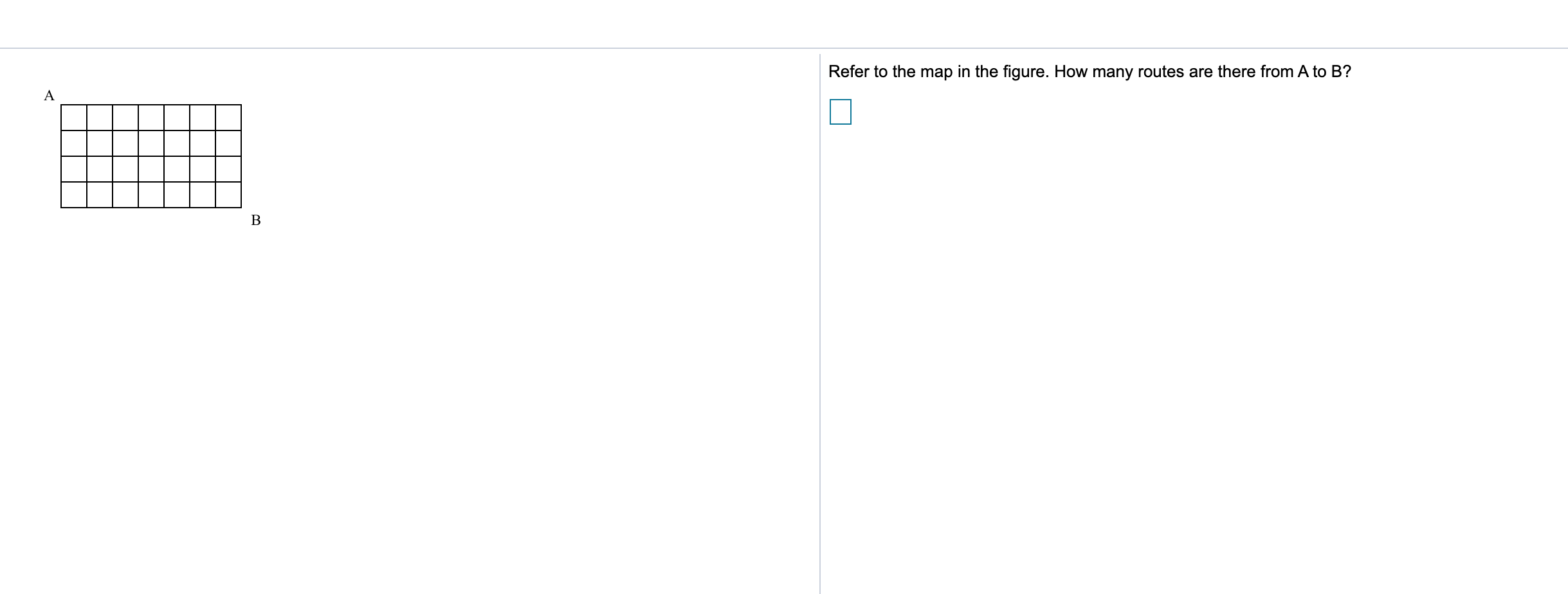 Solved Refer to the map in the figure. How many routes are | Chegg.com