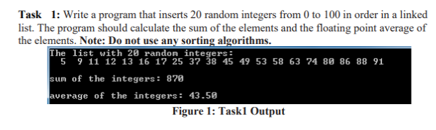 Solved Task 1 Write A Program That Inserts 20 Random 1516