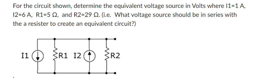 Solved For the circuit shown, determine the equivalent | Chegg.com