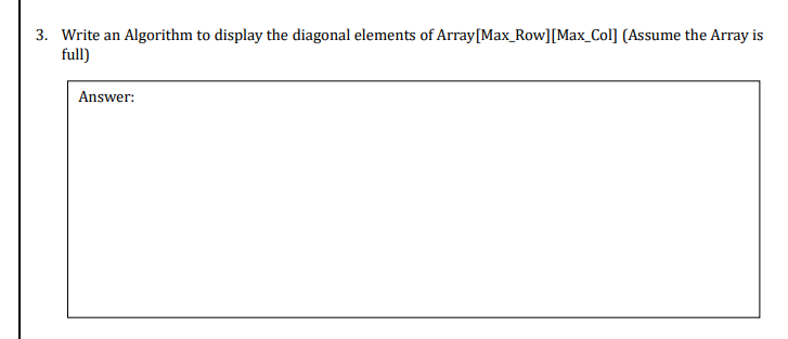 [Solved]: Data science and Algorithms Write an Algorithm to