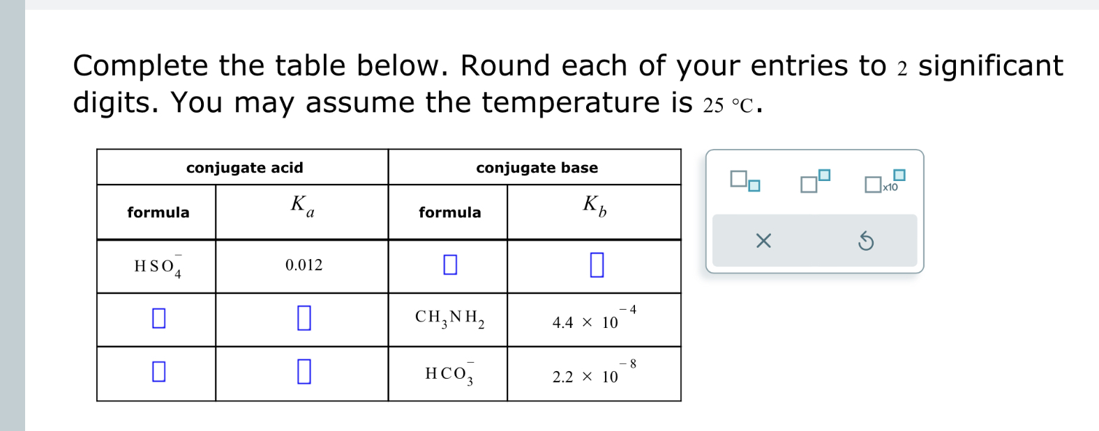 Solved Complete the table below. Round each of your entries | Chegg.com