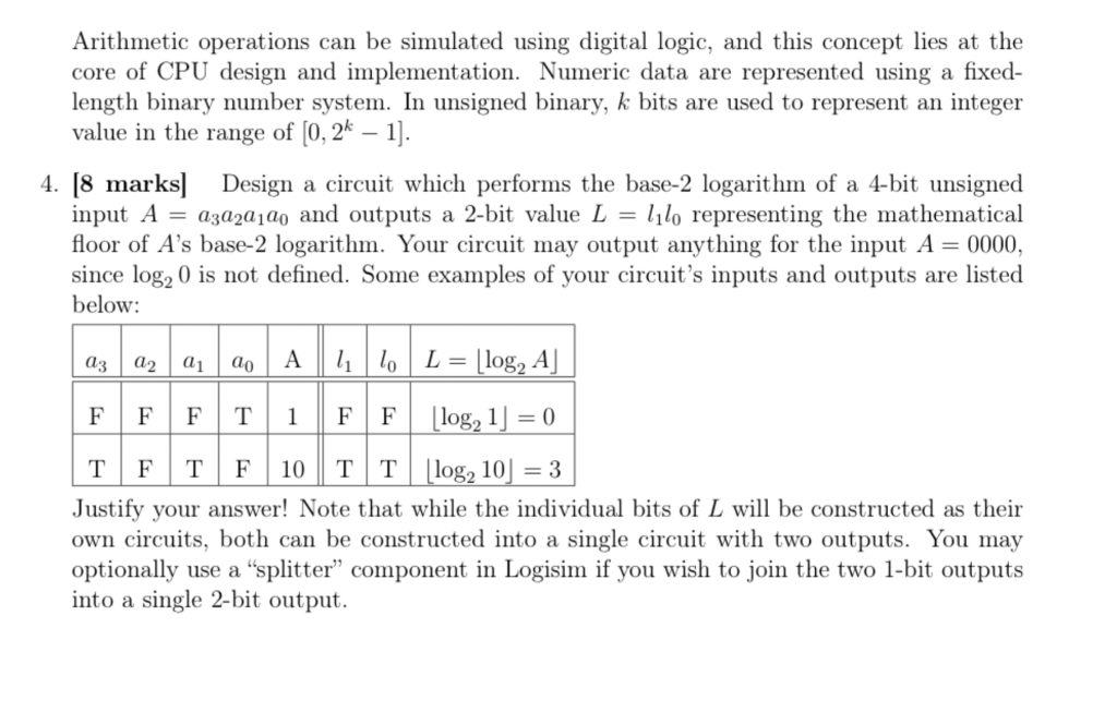 Solved Arithmetic operations can be simulated using digital | Chegg.com