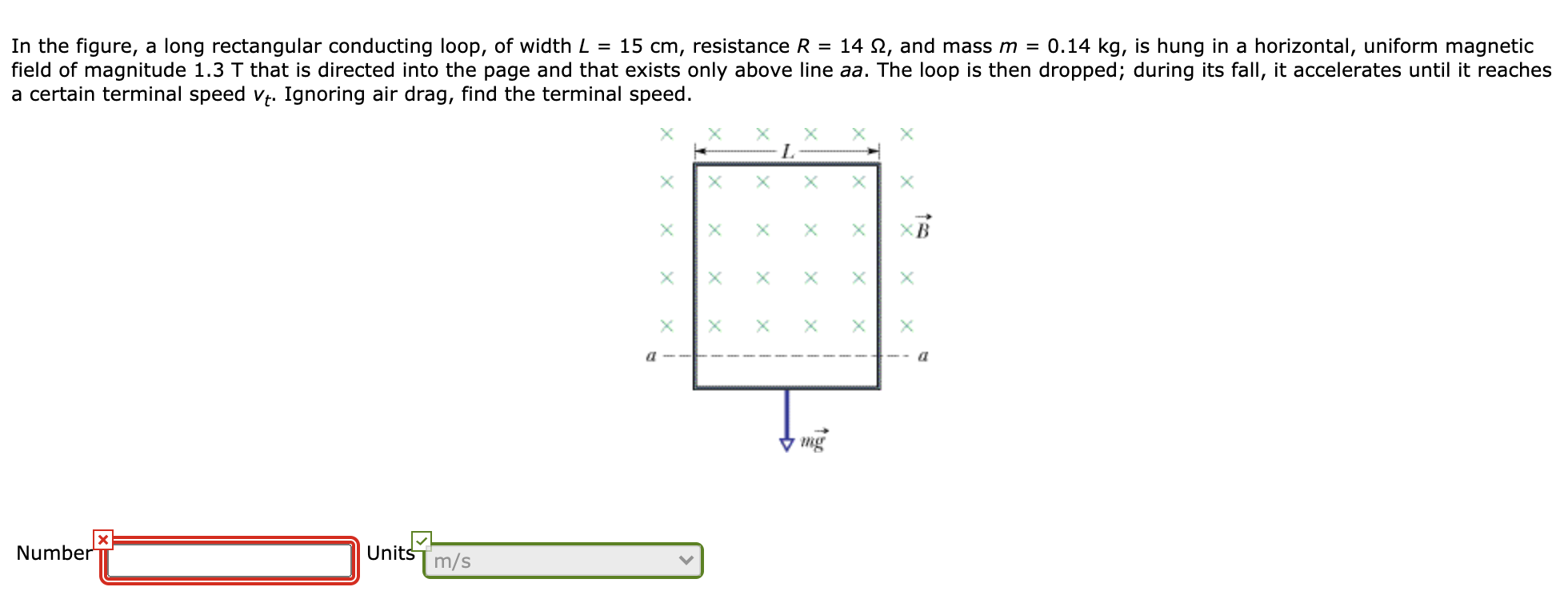 Solved In the figure, a long rectangular conducting loop, of | Chegg.com