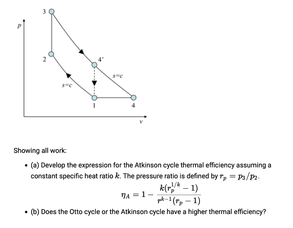 Solved P 2. S=C S=C 1 4 V Showing all work: . (a) Develop | Chegg.com