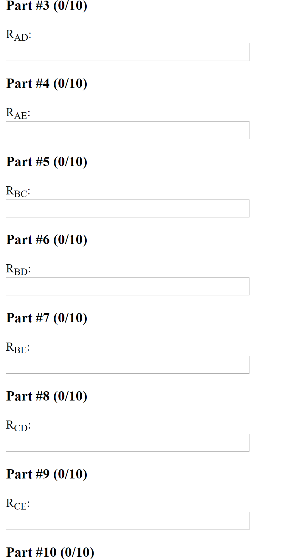 Solved ELE 212 - RESISTOR PUZZLES Consider the resistive | Chegg.com