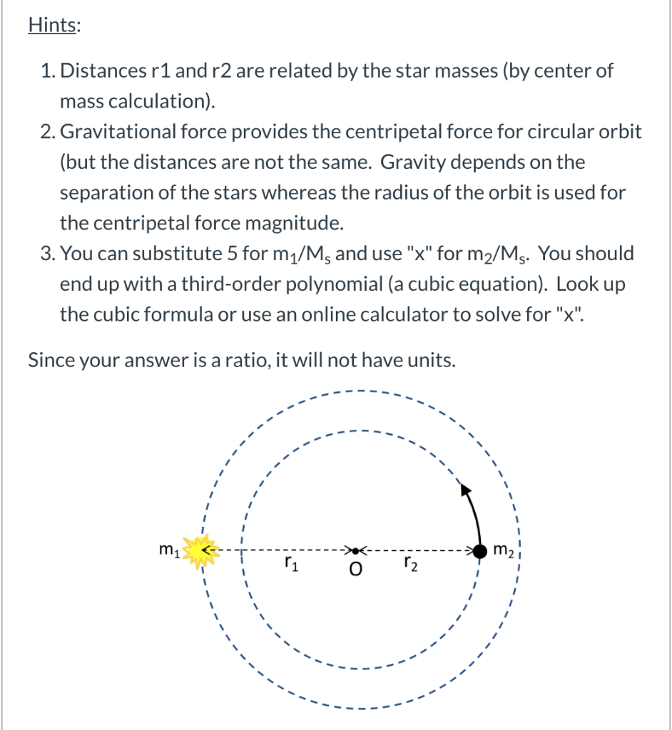 Solved A binary star system with an invisible star? When a | Chegg.com