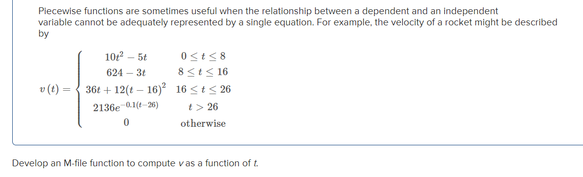Solved Piecewise Functions Are Sometimes Useful When The