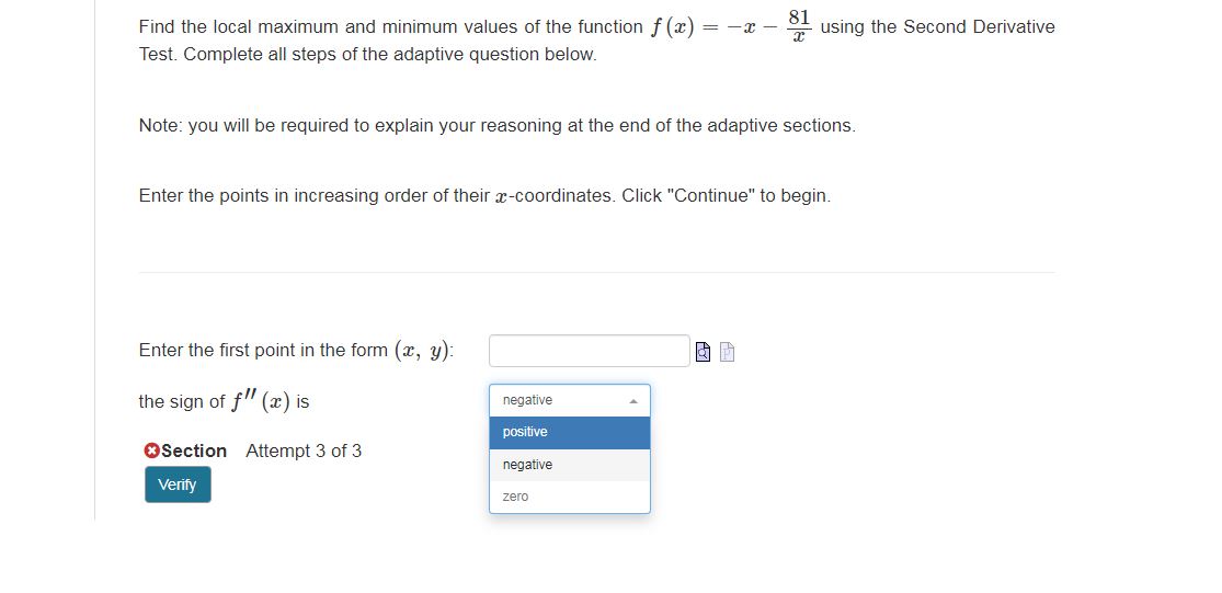 Solved Find the local maximum and minimum values of the | Chegg.com